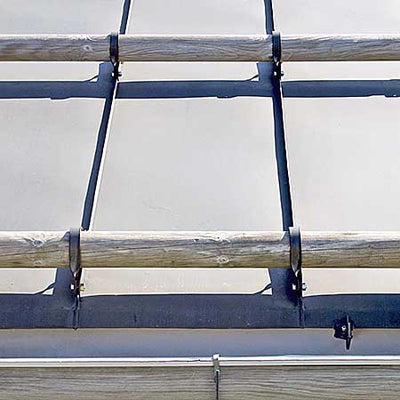 Rundholzhalter Schneefang Rundholz | FRICK Dachartikel